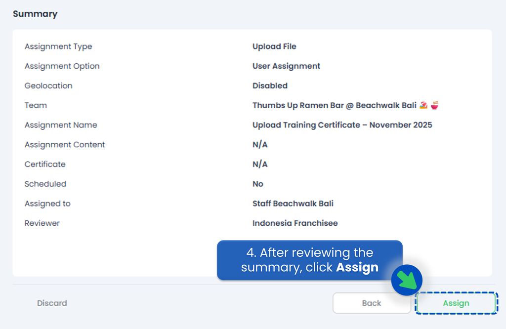 Assigning a File Upload Task